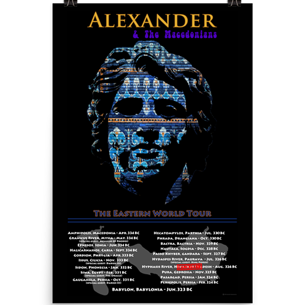 Alexander's Tour Poster – Ancient Impressions