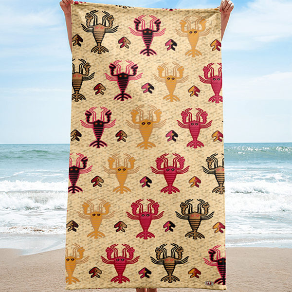 Peruvian Marine-Style Beach Towel – Ancient Impressions